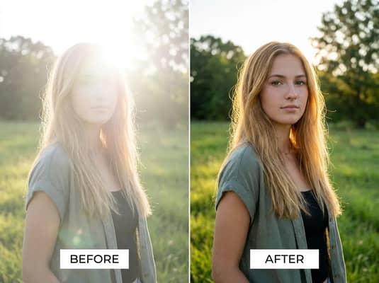 Remove Photo Glare Instantly – Fix Reflections with AI | Imgkits